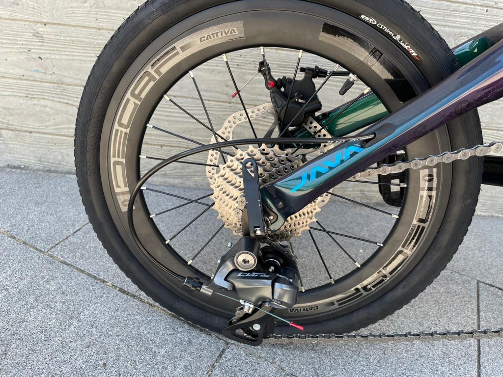 JAVA X1 16吋碳纖維折疊車 – 龍記單車