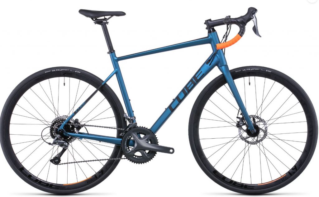CUBE-576100 ATTAIN BLUE/ORANGE 47CM 公路車 – 龍記單車
