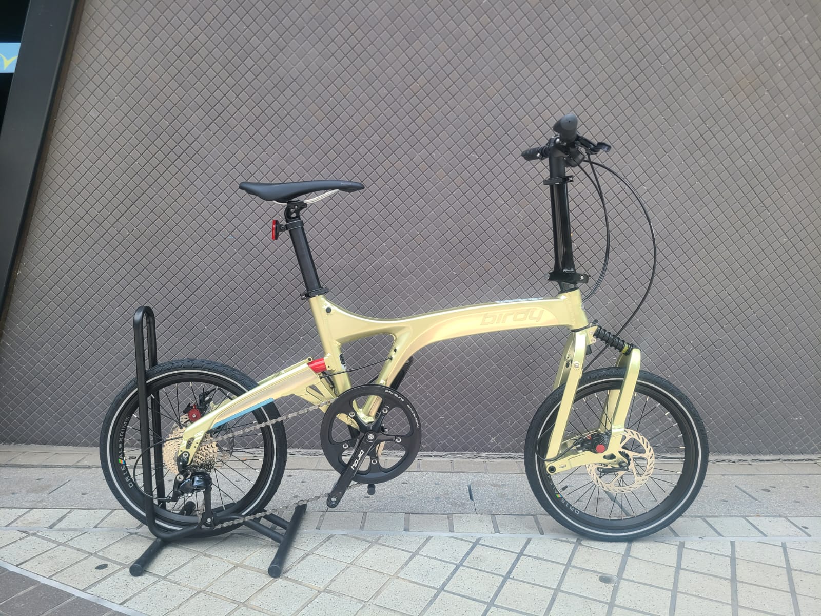 2024 18″ BIRDY 3 STD 摺車 季度特別色 香檳金 (CHAMPAGE GOLD) 9速摺疊單車 – 龍記單車